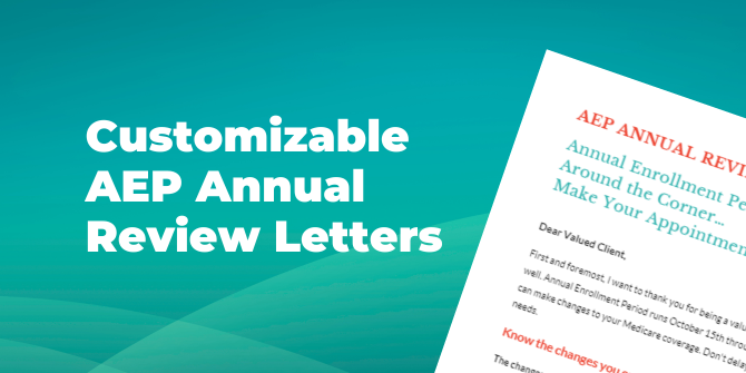 Customizable AEP Annual Review Letters - Agent Use