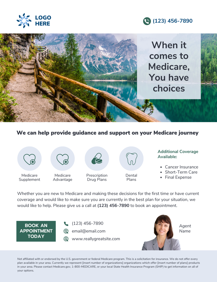 Customized Promotional Medicare Flyers