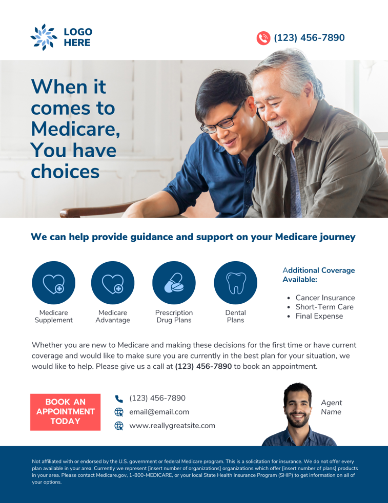 Customized Promotional Medicare Flyers