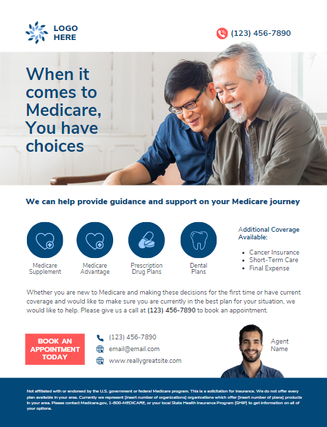 Customized Promotional Medicare Flyers