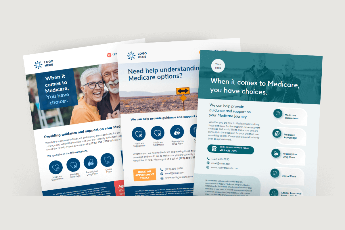 Customized Promotional Medicare Flyers